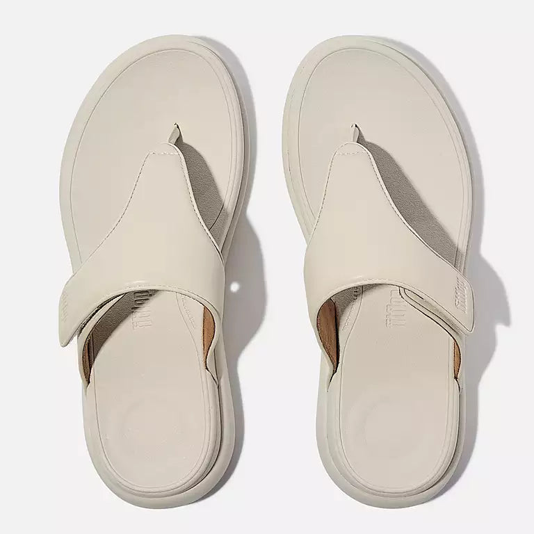 F-MODE GO Adjustable Toe-Post Sandals in Paris Beige | eightywingold ...